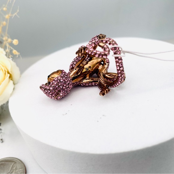 kate spade | Jewelry | Kate Spade Rambling Roses Pave Crystal Monkey ...